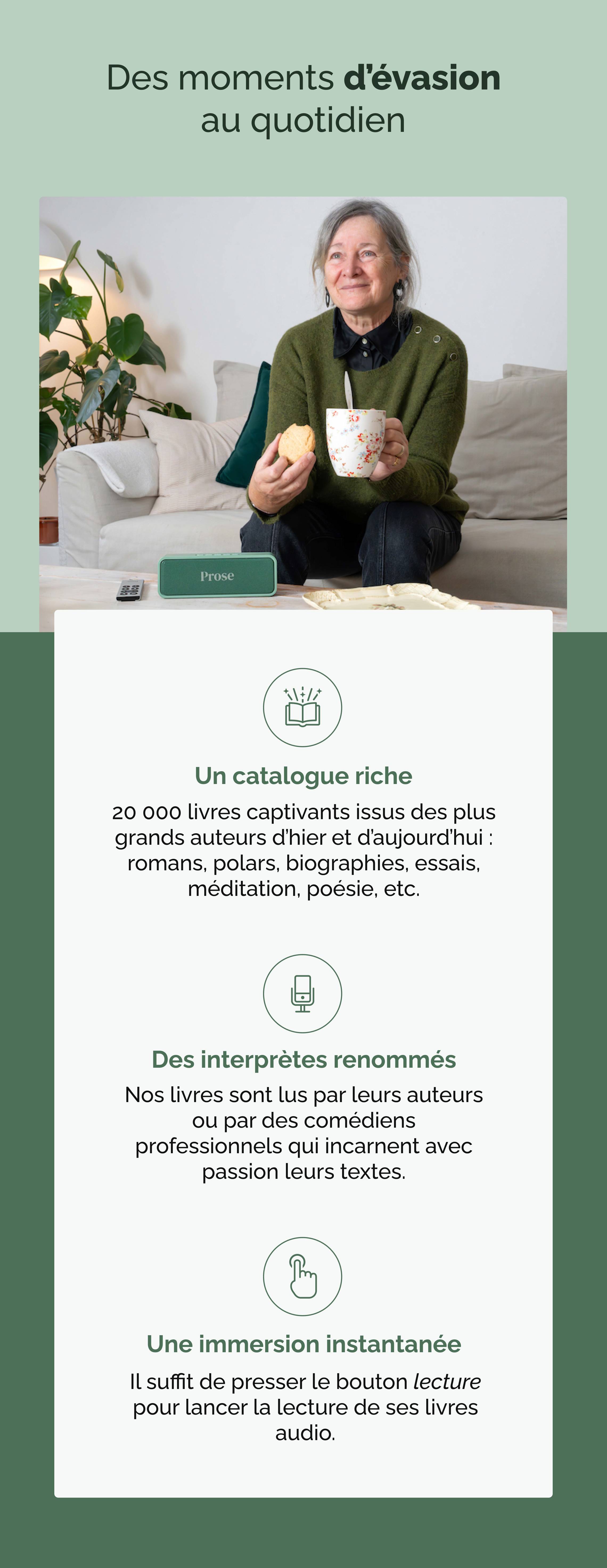 Le lecteur Prose | transformer le quotidien grâce aux livres - Ulule